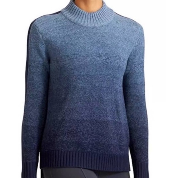 Athleta | Sweaters | Blue Gradient Womens Sweater | Poshmark